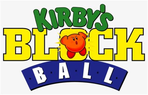 Kirbys Block Ball Logo Kirby Block Ball Logo Hd Png Download Kindpng