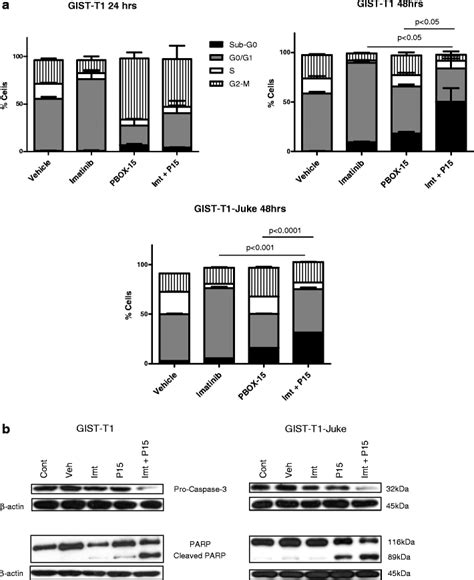 pbox 15 induced g2 m arrest precedes apoptosis in gist cells a cell download scientific