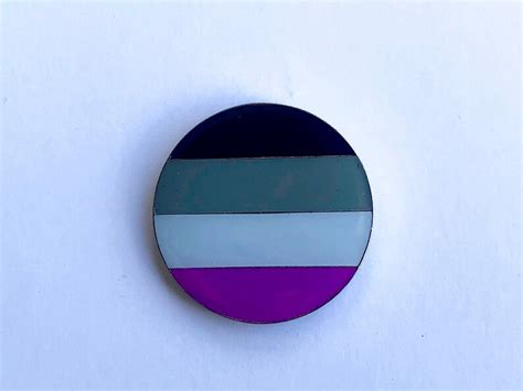 Asexual Circle Pinbroochbadge Lgbt Etsy