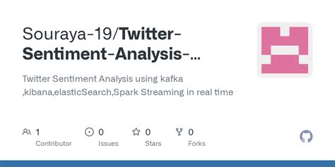 Github Souraya 19twitter Sentiment Analysis Using Kafka Kibana Elasticsearch Spark Streaming