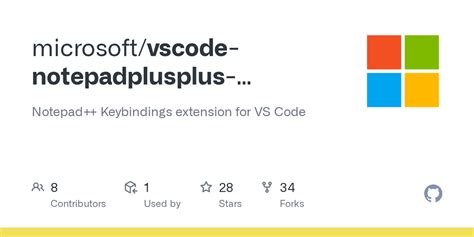 Github Microsoftvscode Notepadplusplus Keybindings Notepad Keybindings Extension For Vs Code