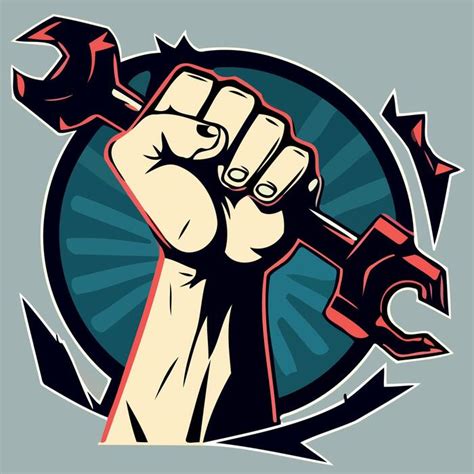 Spanner Emblem Vector Art Icons And Graphics For Free Download