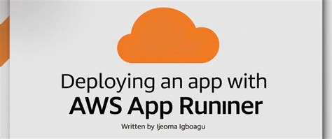 Deploying An App With Aws App Runner Dev Community