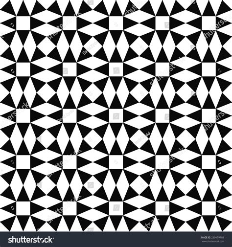 Seamless Monochrome Triangle Pattern Background Stock Vector Royalty Free 239479789 Shutterstock