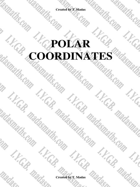 Polar Coordinates Practice Pdf Coordinate System Euclidean Geometry