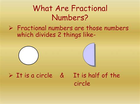 Fractional Numbers Ppt