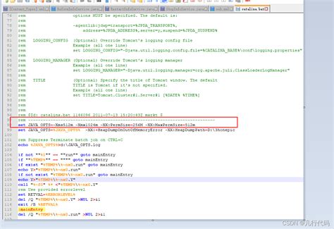 解决tomcat Permgenspace溢出 Csdn博客