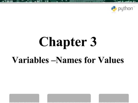 Python Programming Chapter 3 Ppt