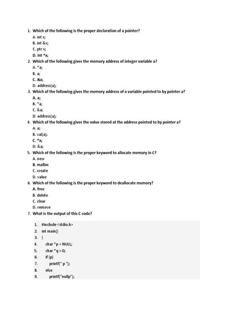 faq on pointers pdf pointer computer programming c programming