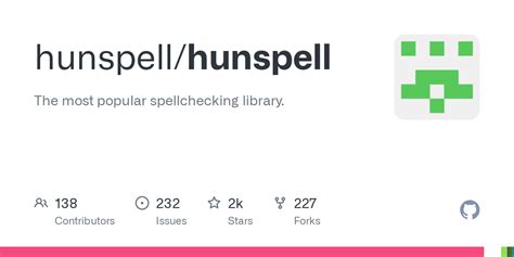 Github Hunspellhunspell The Most Popular Spellchecking Library