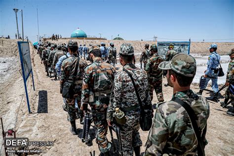 تصاویر آموزش میدانی دانشگاه افسری آجا در منطقه عملیاتی شلمچه هیئت معارف جنگ شهید صیاد شیرازی