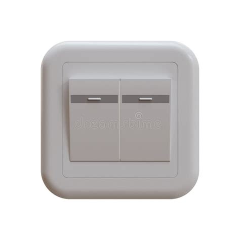 Double Switch 3d Illustration Stock Illustration Illustration Of Interior Switch 291548246