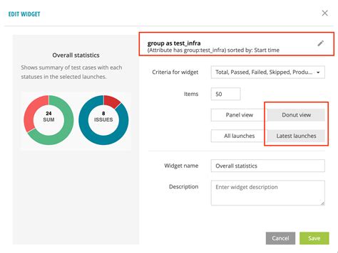 How To Setup Report Portal Dashboards Using Attributes For Test