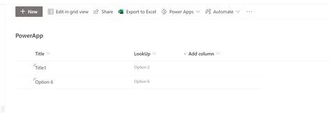 Solved Updating Sharepoint List From Power App Dropdown Power