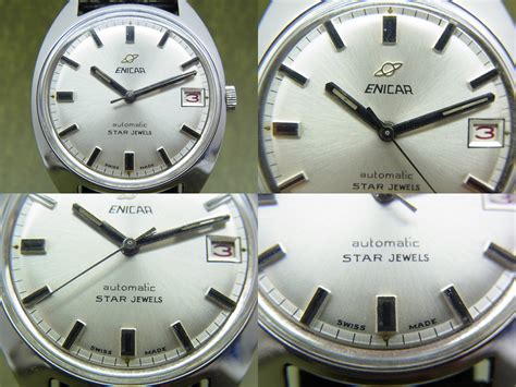Antique Watch Bar Enicar Star Jewels Automatic Watch 11