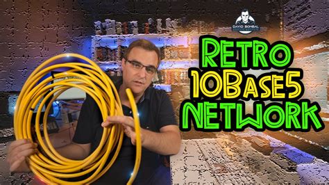 Retro 10base5 Thicknet And 10base2 Thinnet Network Youtube