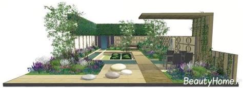 طراحی باغچه ویلا با انواع ایده های جدید و متفاوت دکوراسیون داخلی