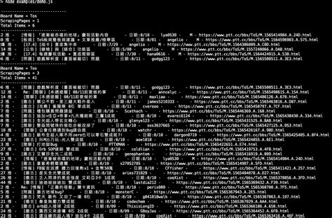 Github Waynechang Ptt Crawler Ptt Crawler Is A Web Crawler Module Designed To Scarpe Data