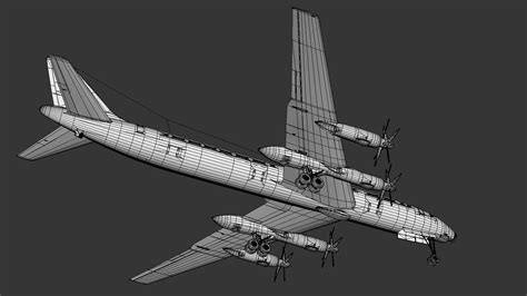 Tupolev Tu 114 3d Model By Citizensnip