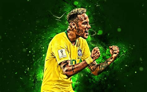 Soccer Neymar Brazil National Football Team 4k Wallpaper