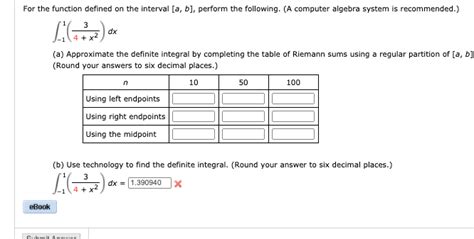 solved for the function defined on the interval [a b]