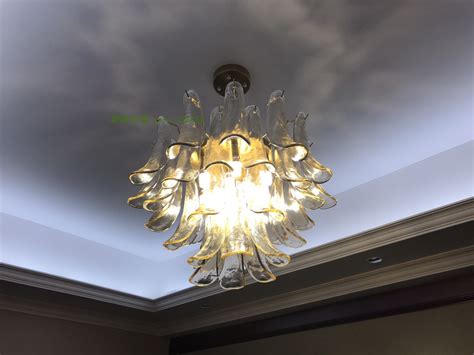 后现代艺术玻璃吊灯铜设计师卧室灯简约客厅灯餐厅轻奢灯具铜灯 虎窝淘