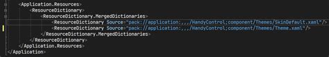 使用Nuget更新版本至 无法单独引用资源文件 Issue HandyOrg HandyControl GitHub