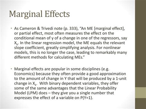 Ppt Using Statas Margins Command To Estimate And Interpret Adjusted Predictions And Marginal
