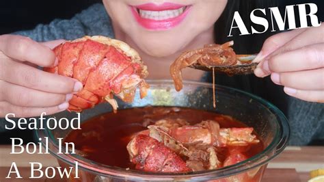 Asmr King Crab Legs Lobster Tails And Mussels Soaked In Bloves Sauce