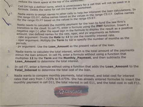 Cell D4 Has A Defined Name The Range 0507 Define