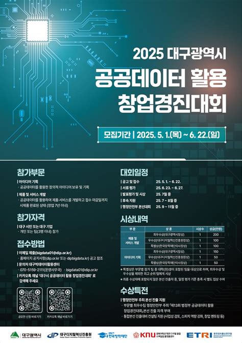 2025년 대구광역시 공공데이터 활용 창업경진대회 요즘것들