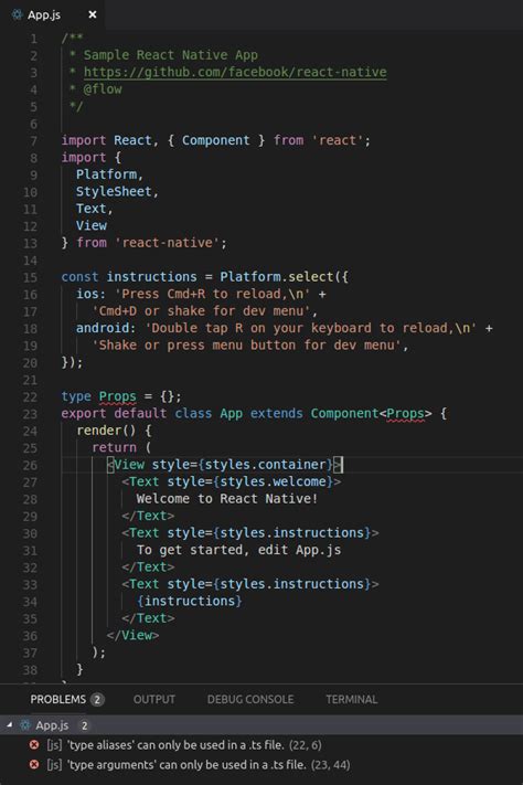 Type Aliases Can Only Be Used In A Ts File · Issue 49894 · Microsoftvscode · Github