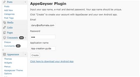 How To Create An App For A Wordpress Blog Using A Plugin Appsgeyser Blog