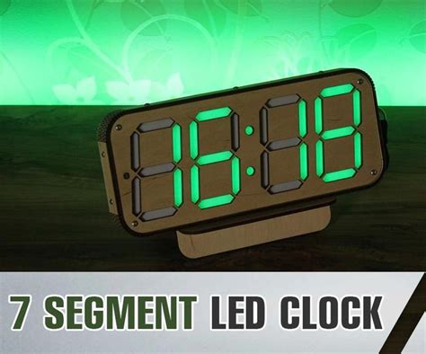 7 Segment Led Clock With Atmega328 Au Microcontroller