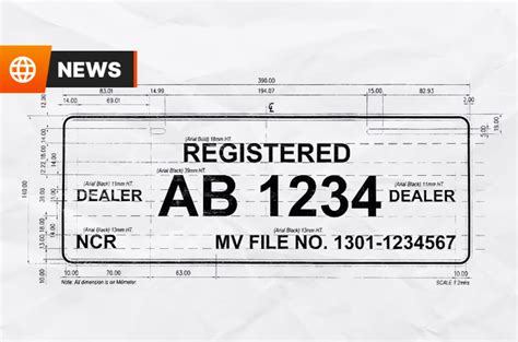 The Lto Releases Prescribed Design And Format For Temporary And Improvised Mv Plates Autodeal