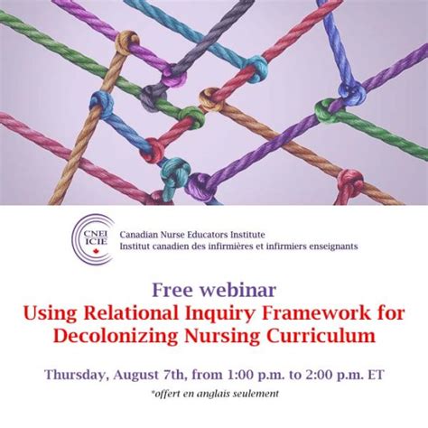 Using Relational Inquiry Framework For Decolonizing Nursing Curriculum