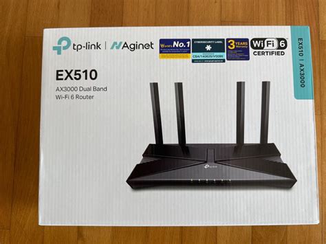 TP Link EX510 WiFi 6 Router AX3000 Dual Band Computers Tech Parts Accessories Networking