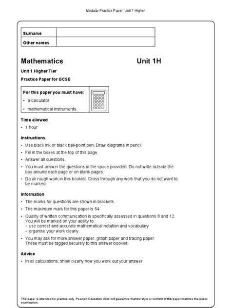 What Is Gcse Maths Foundation Paper Printable Templates Protal