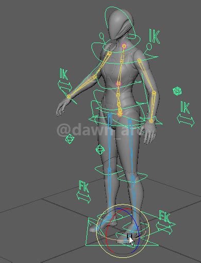[maya]rigging 14 Space Swapping