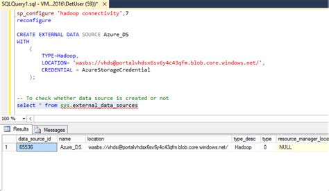 Sql Server 2016 Polybase External Tables And Azure Blob Storage Sqlservergeeks