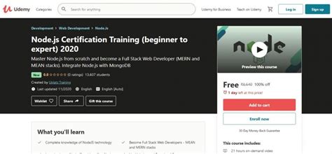 Node Js Certification Course For Beginners 2020 Sanu Pl