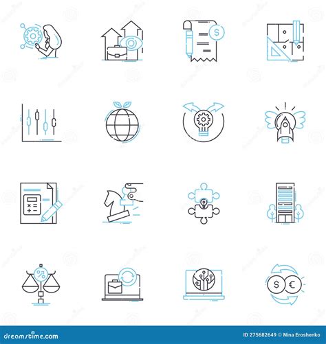 Virtual Payment Linear Icons Set E Wallet Contactless Mobile