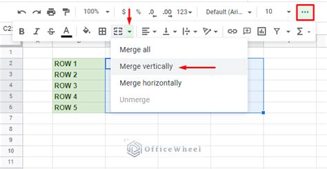 How To Merge Rows In Google Sheets 3 Ways OfficeWheel