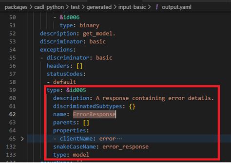 Cadls Errorresponse Is Emitted As A Normal Model · Issue 1422 · Azure