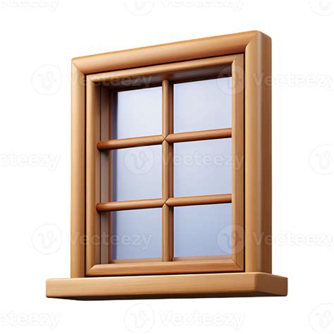 Dramatic Classic Window Frame Double Hung Wood Professional 59125278 Png