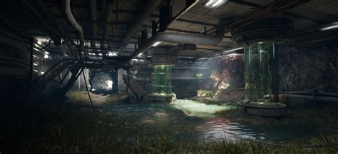 Artstation 废弃的生化实验室