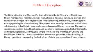 Library Management System Data Structure Pptx