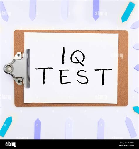 Text Caption Presenting Iq Test Internet Concept Attempt To Measure