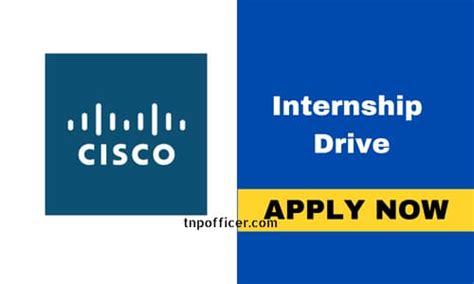 Cisco Internship Drive Software Engineer Intern