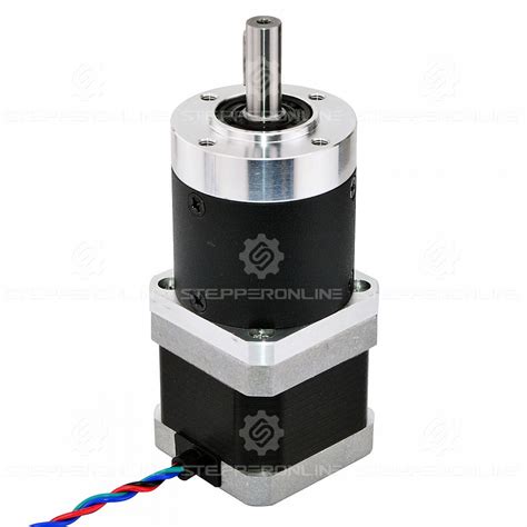 Nema 17 Stepper Motor L 39mm Gear Ratio 100 1 High Precision Planetary Gearbox 17hs15 1684s